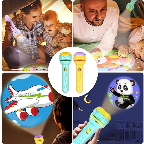 Vaikiškas projektorius ir žibintuvėlis „2 viename“ | BEAMIE – superzebra.lt